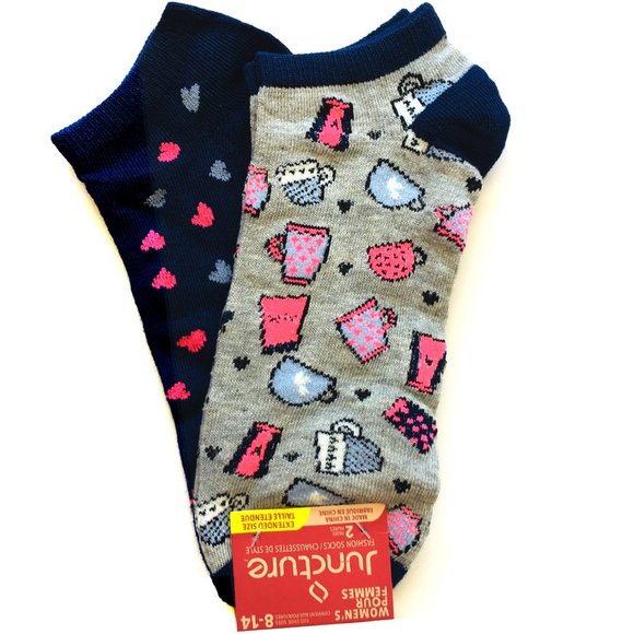 Accessories | 315 Coffee Cups Heart Socks | Poshmark